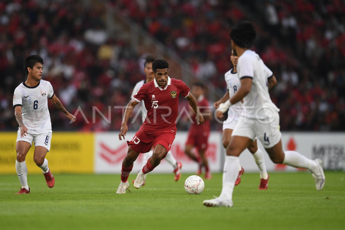 TIMNAS INDONESIA LAWAN KAMBOJA | ANTARA Foto TIMNAS INDONESIA LAWAN KAMBOJA | ANTARA Foto