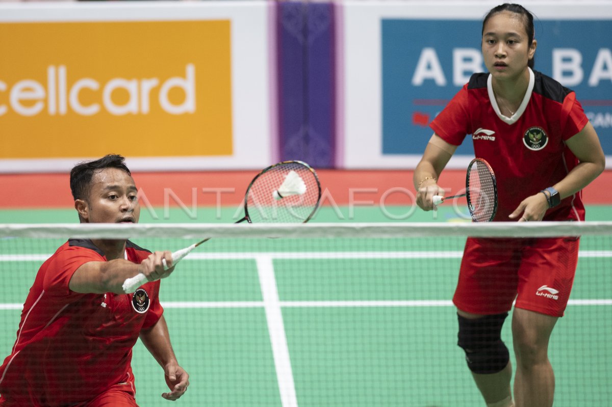 Indonesia raih medali emas bulu tangkis ganda campuran SEA Games | ANTARA Foto