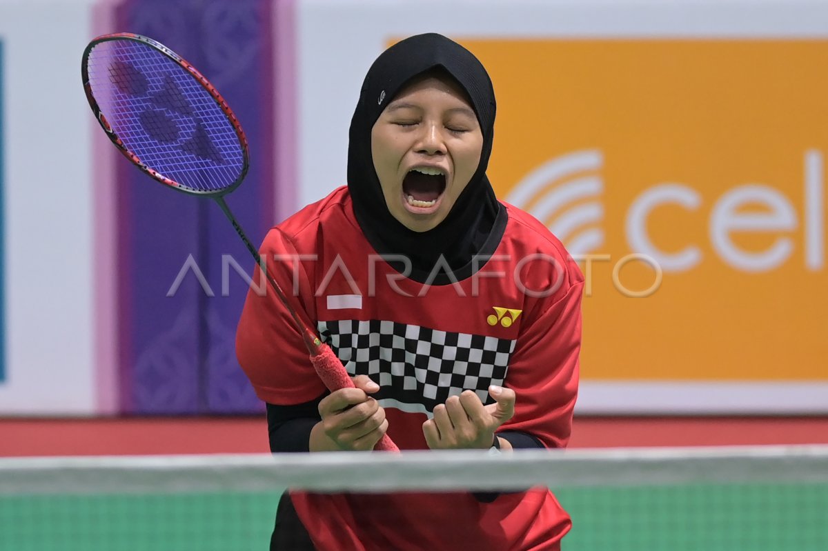 Qonitah raih medali emas bulu tangkis APG 2023 | ANTARA Foto