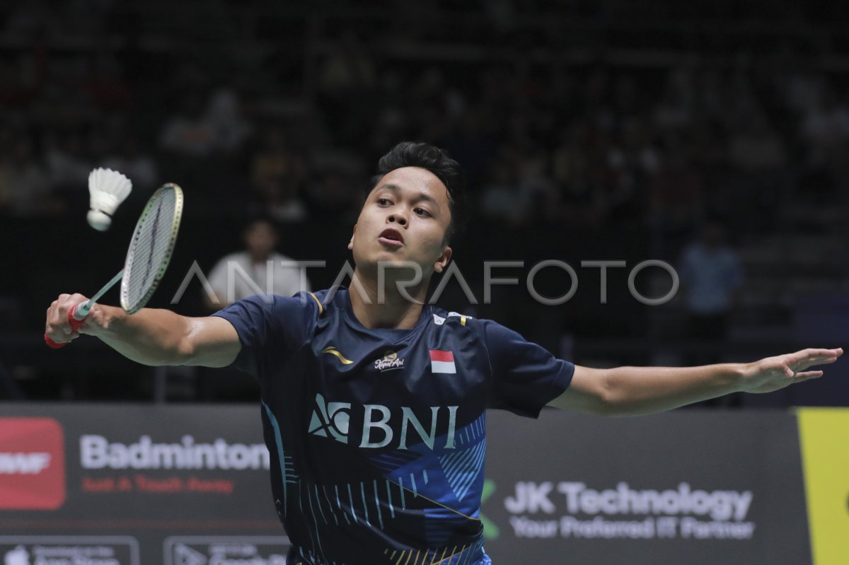 Ginting juara Singapore Open 2023 | ANTARA Foto