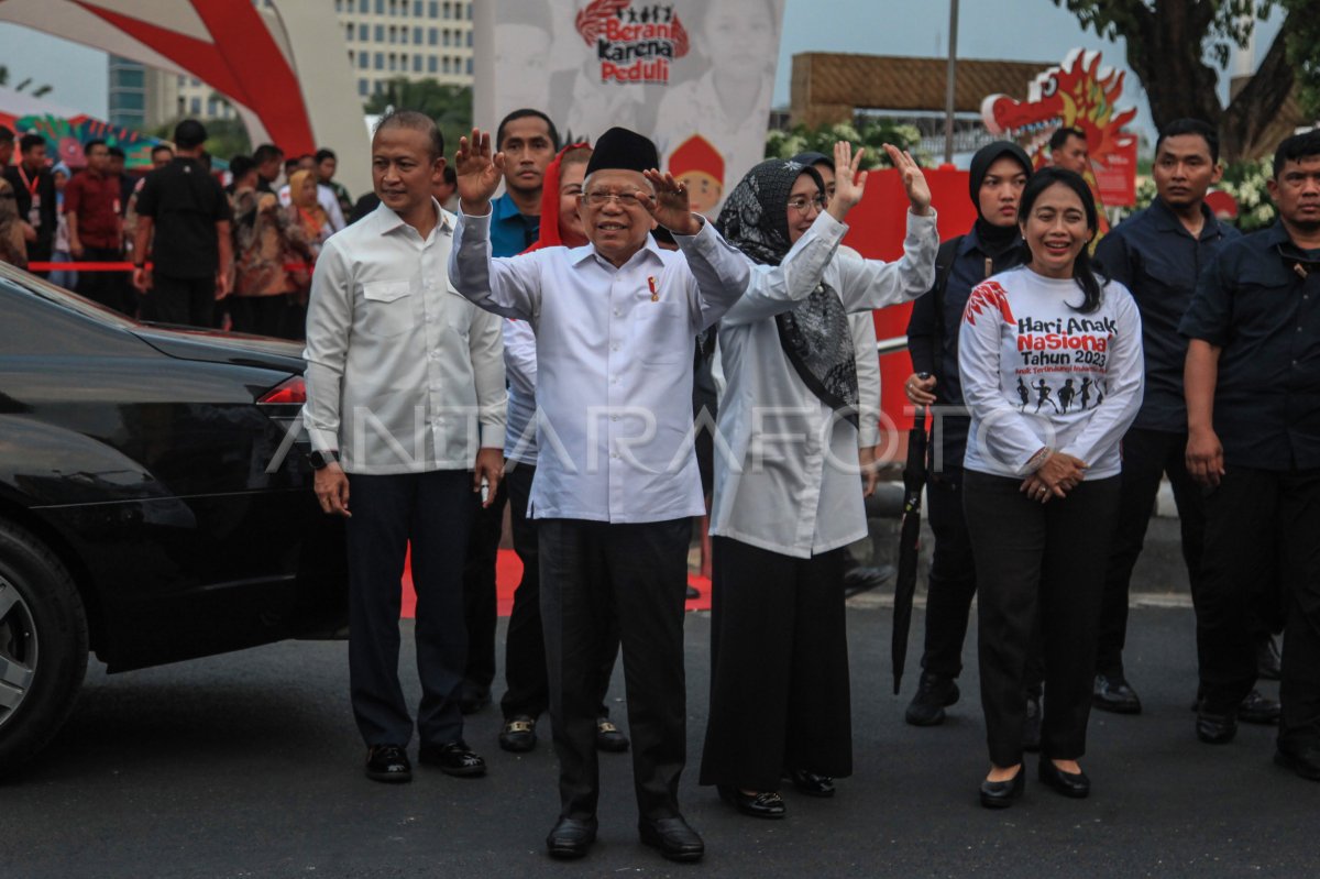 Wapres hadiri peringatan puncak Hari Anak Nasional 2023 | ANTARA Foto