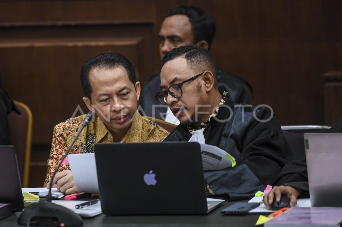 Sidang lanjutan korupsi BTS BAKTI Kominfo | ANTARA Foto
