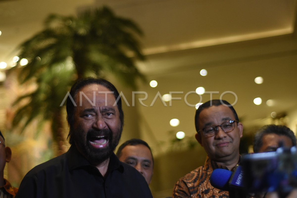 Pertemuan koalisi pendukung Anies Baswedan | ANTARA Foto Pertemuan koalisi pendukung Anies Baswedan | ANTARA Foto