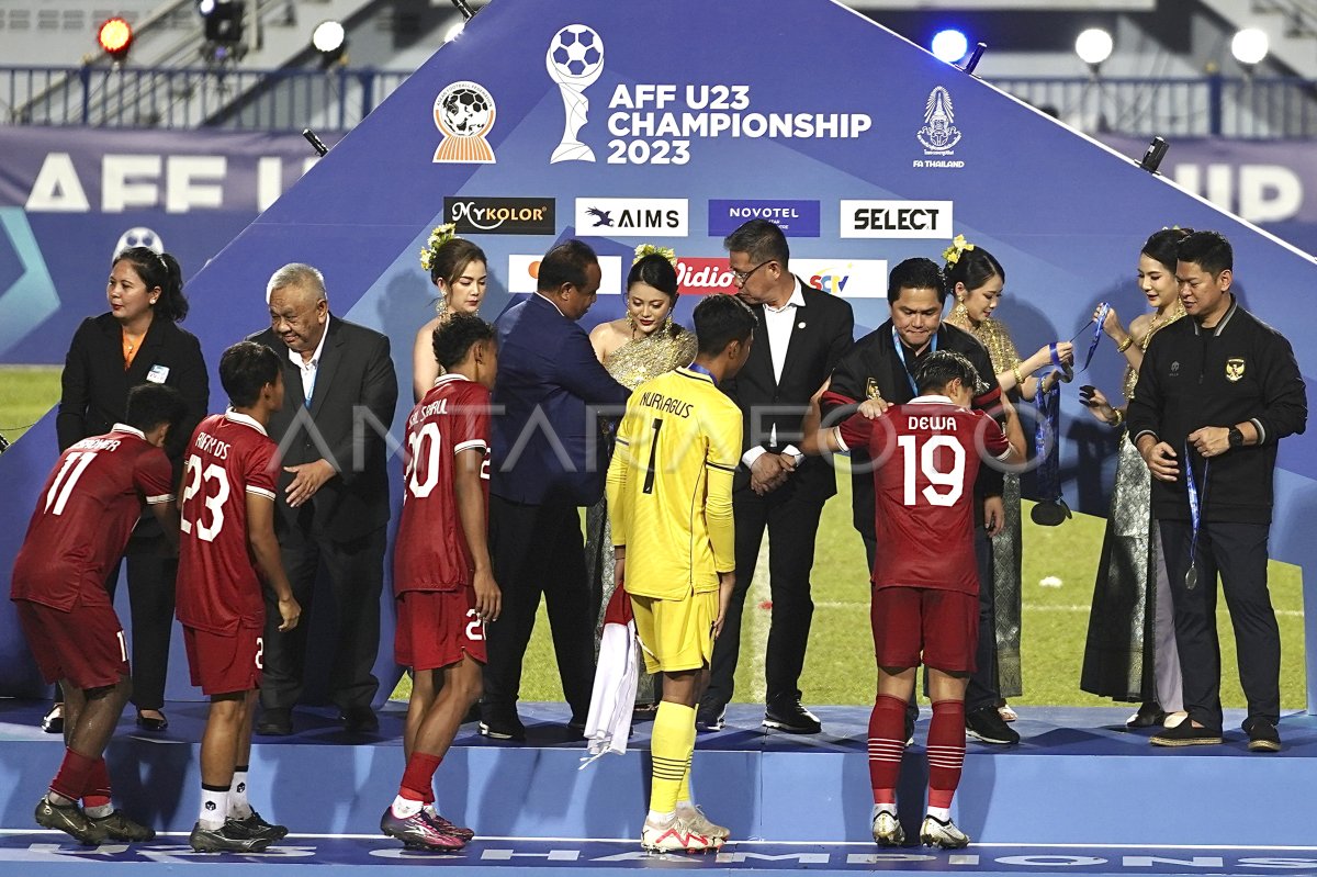 Timnas Indonesia runner up Piala AFF U-23 | ANTARA Foto