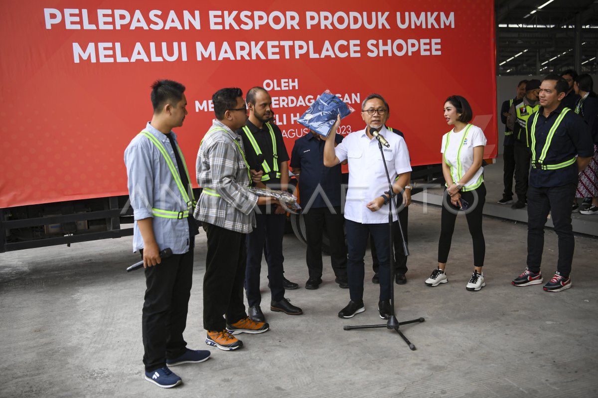 Ekspor produk UMKM Shopee ke sembilan negara | ANTARA Foto