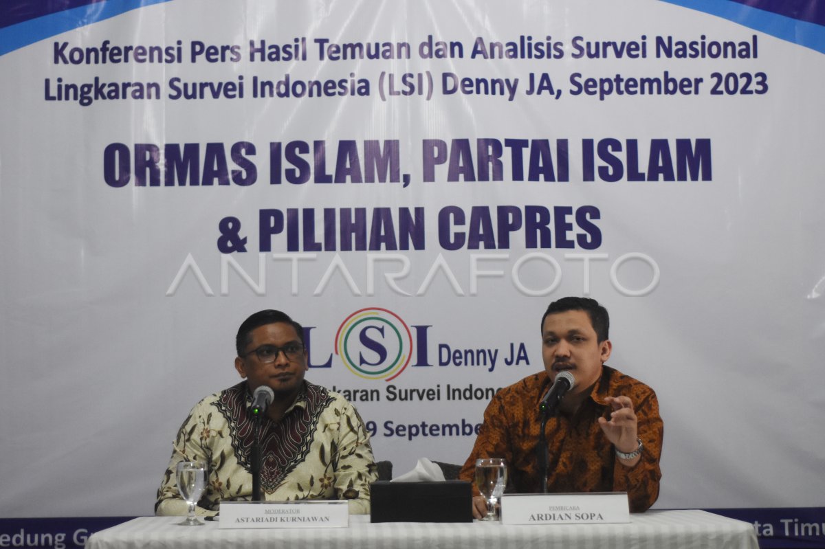 Survei pilihan capres ormas dan partai Islam | ANTARA Foto Survei pilihan capres ormas dan partai Islam | ANTARA Foto