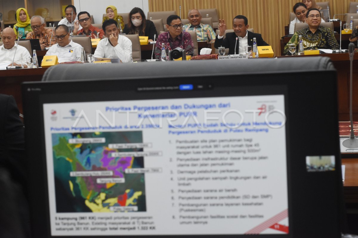 Raker Komisi VI DPR terkait permasalahan lahan di Pulau Rempang | ANTARA Foto