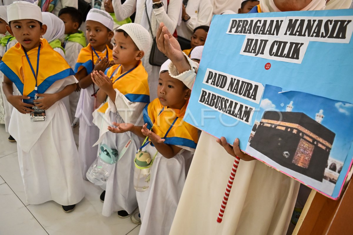 Manasik haji anak usia dini | ANTARA Foto Manasik haji anak usia dini | ANTARA Foto