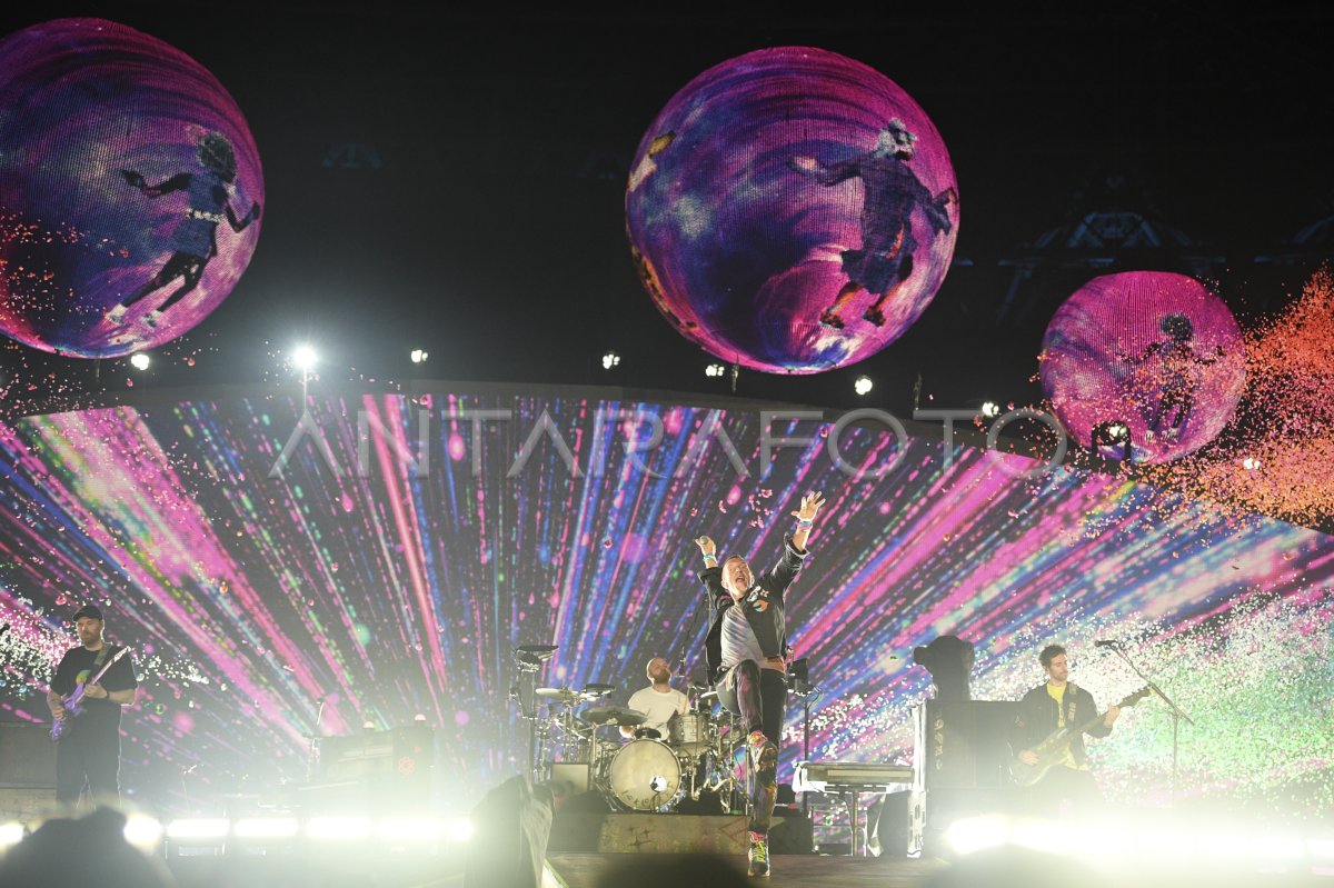 Konser Coldplay di Jakarta | ANTARA Foto