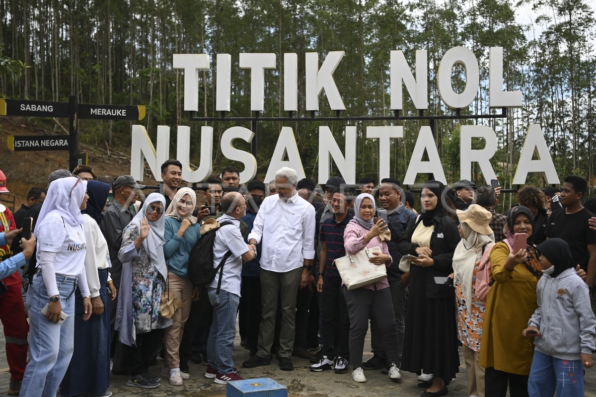 Ganjar Pranowo kunjungi IKN | ANTARA Foto Ganjar Pranowo kunjungi IKN | ANTARA Foto