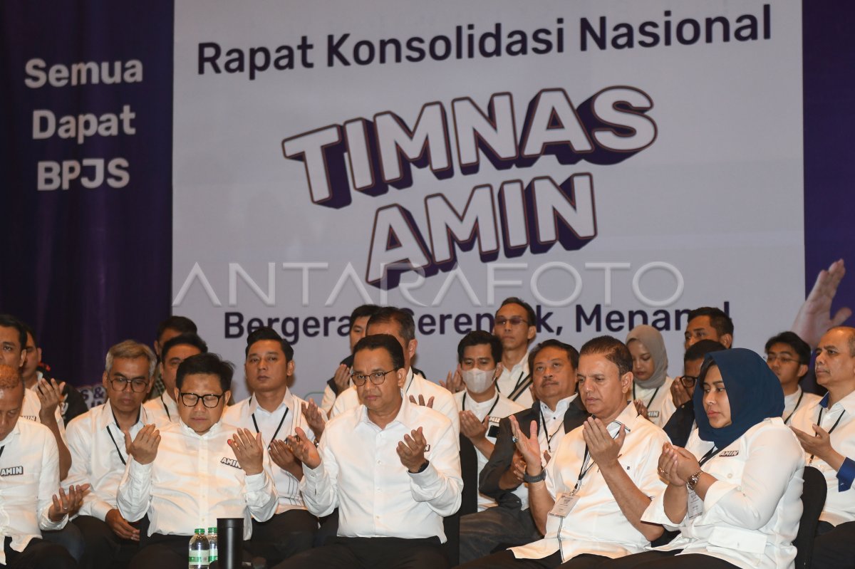 Konsolidasi tim pemenangan Anies-Muhaimin | ANTARA Foto