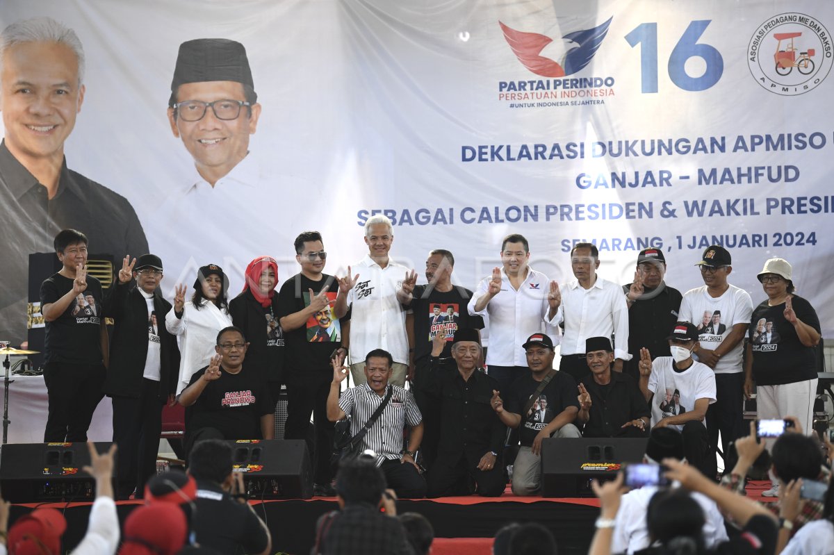 Deklarasi Apmiso dukung Ganjar-Mahfud | ANTARA Foto