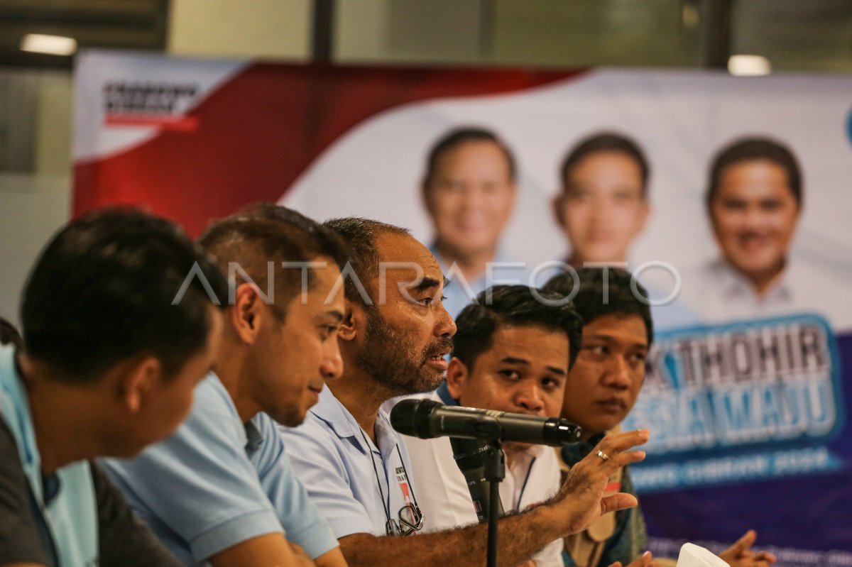 Deklarasi relawan Erick Thohir untuk Prabowo-Gibran | ANTARA Foto