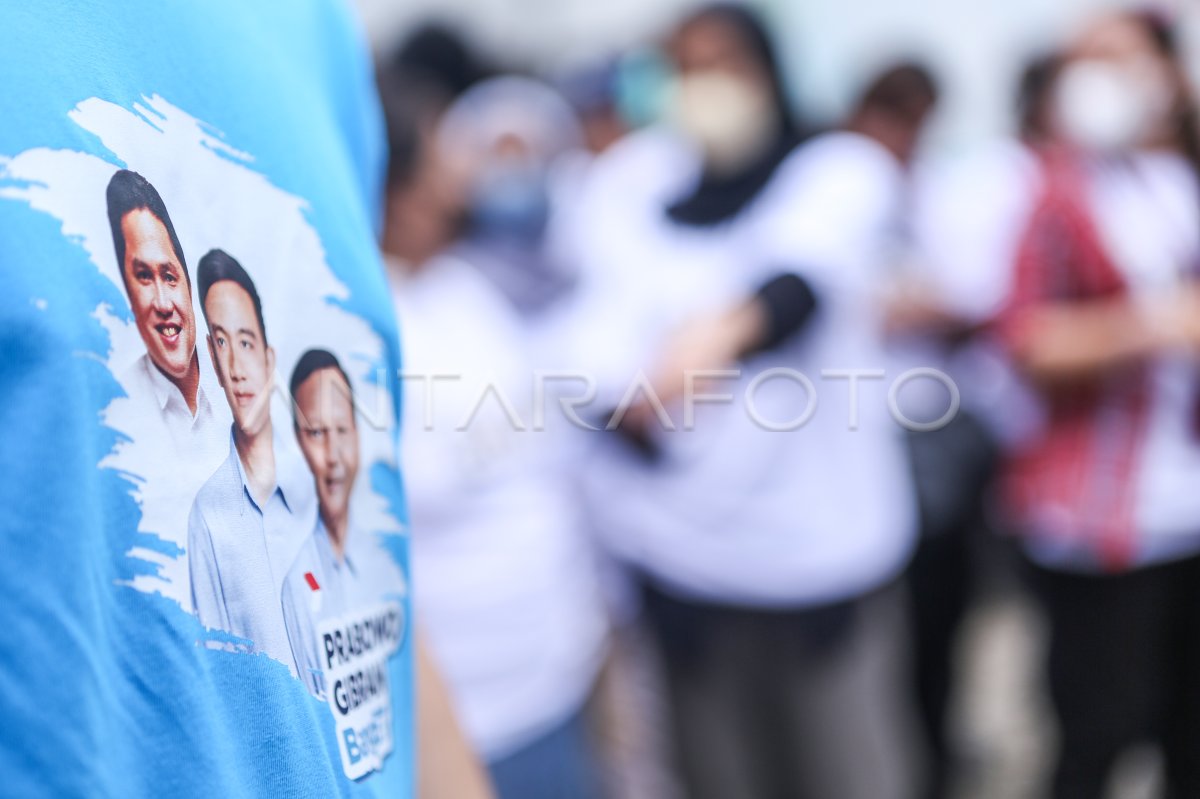 Deklarasi relawan Erick Thohir untuk Prabowo-Gibran | ANTARA Foto Deklarasi relawan Erick Thohir untuk Prabowo-Gibran | ANTARA Foto