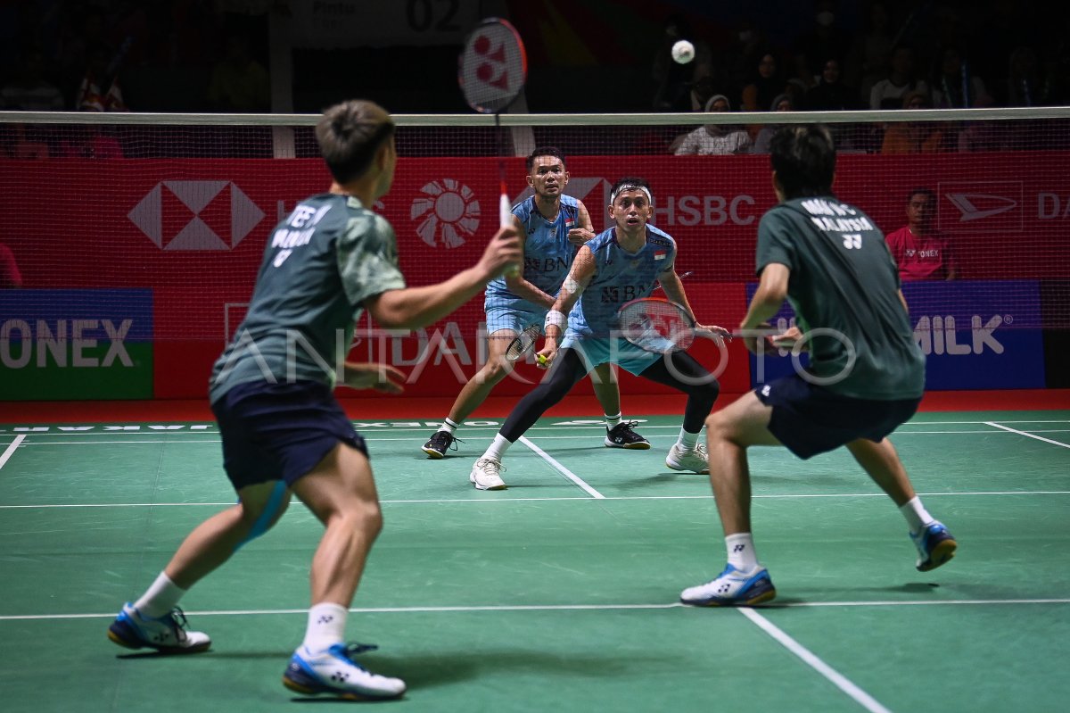 Fajar/Rian melaju ke perempat final Daihatsu Indonesia Masters | ANTARA Foto