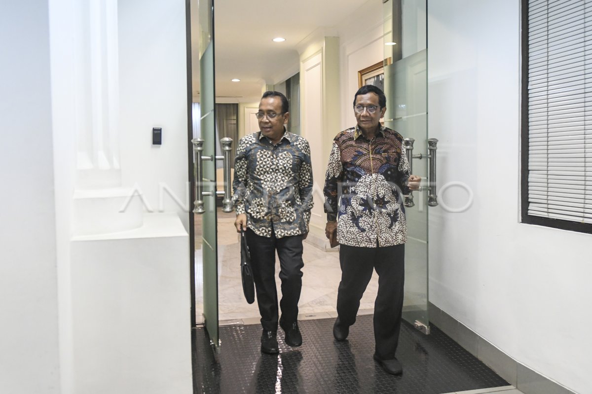 Mahfud MD resmi mengundurkan diri sebagai Menko Polhukam | ANTARA Foto