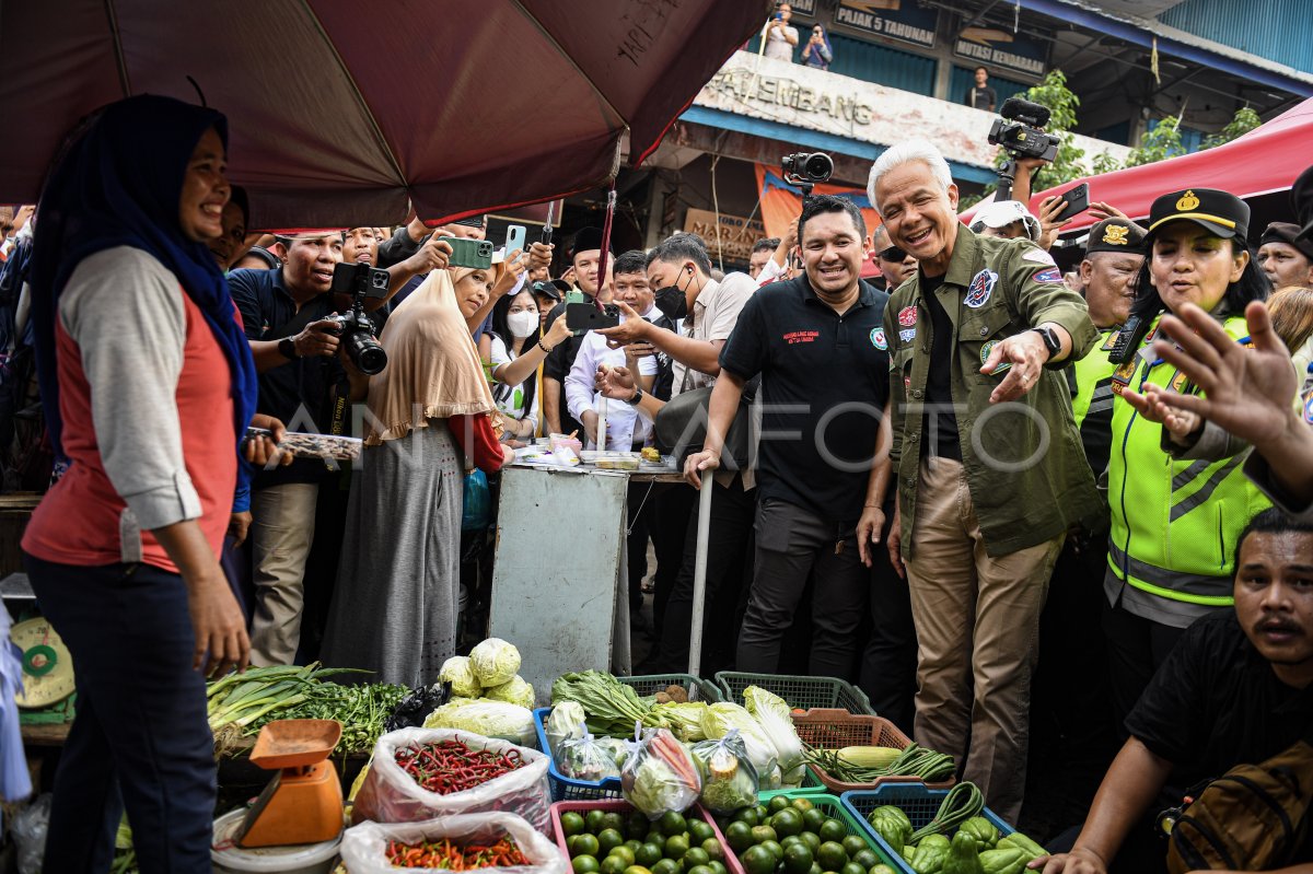 Kampanye Ganjar Pranowo di Palembang | ANTARA Foto