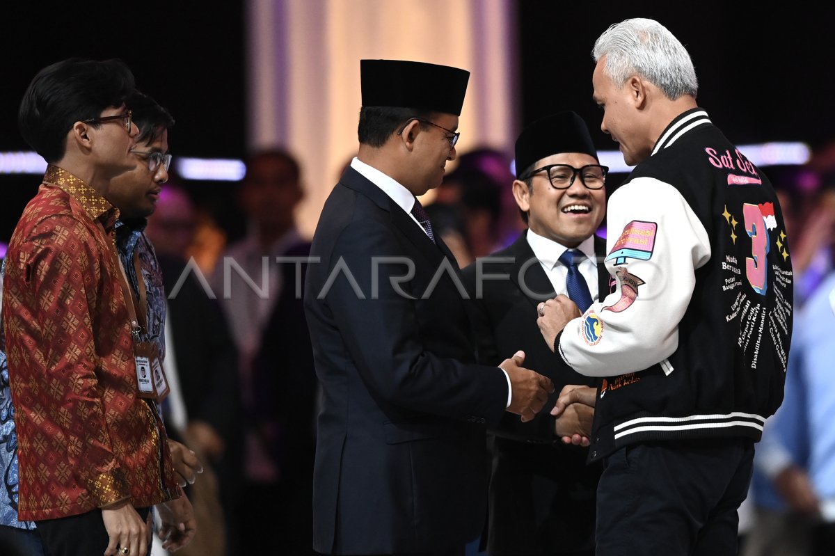 Debat Kelima Pilpres 2024 | ANTARA Foto Debat Kelima Pilpres 2024 | ANTARA Foto