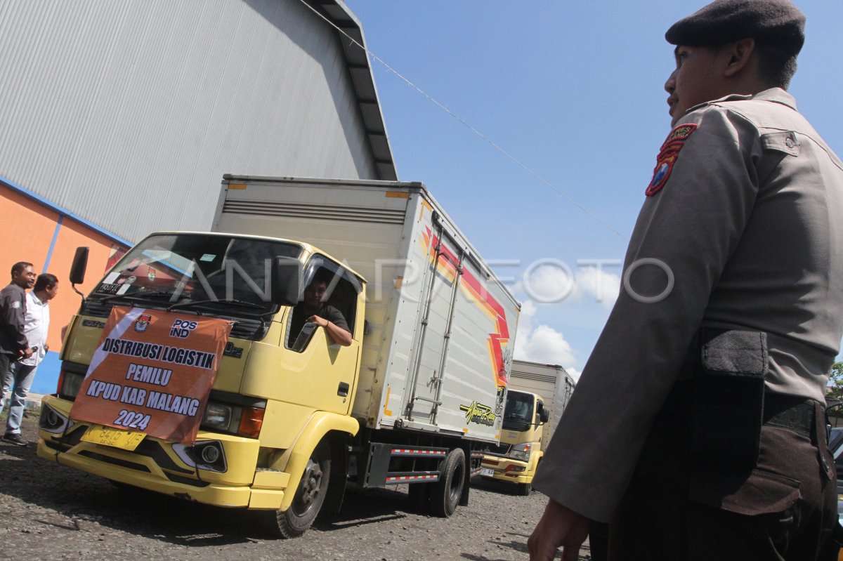 Distribusi Logistik Pemilu Ke Ppk Di Malang Antara Foto