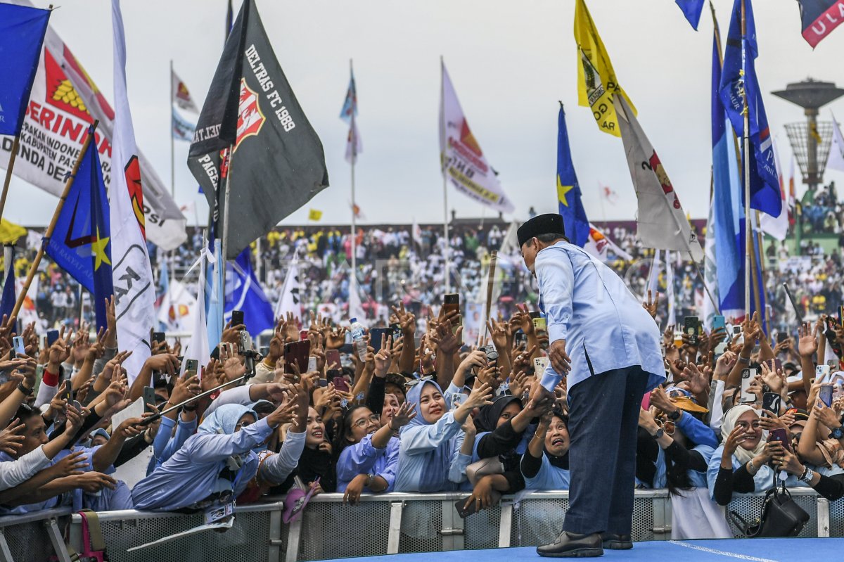 Prabowo hadiri kampanye akbar di Sidoarjo | ANTARA Foto Prabowo hadiri kampanye akbar di Sidoarjo | ANTARA Foto