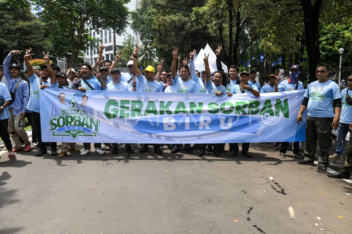 Kampanye akbar Prabowo-Gibran di GBK | ANTARA Foto