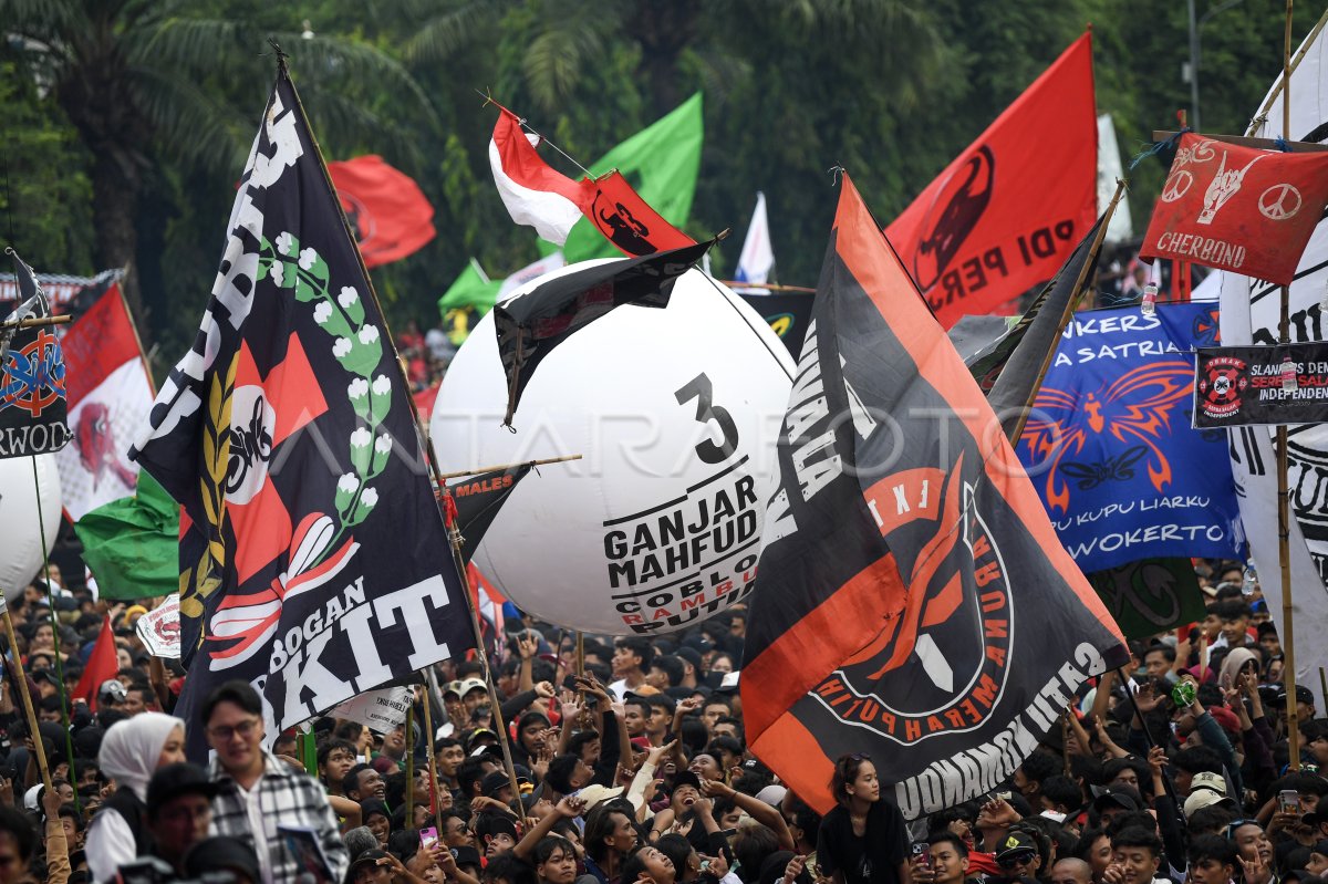 Kampanye Akbar Terakhir Ganjar Mahfud Di Semarang Antara Foto