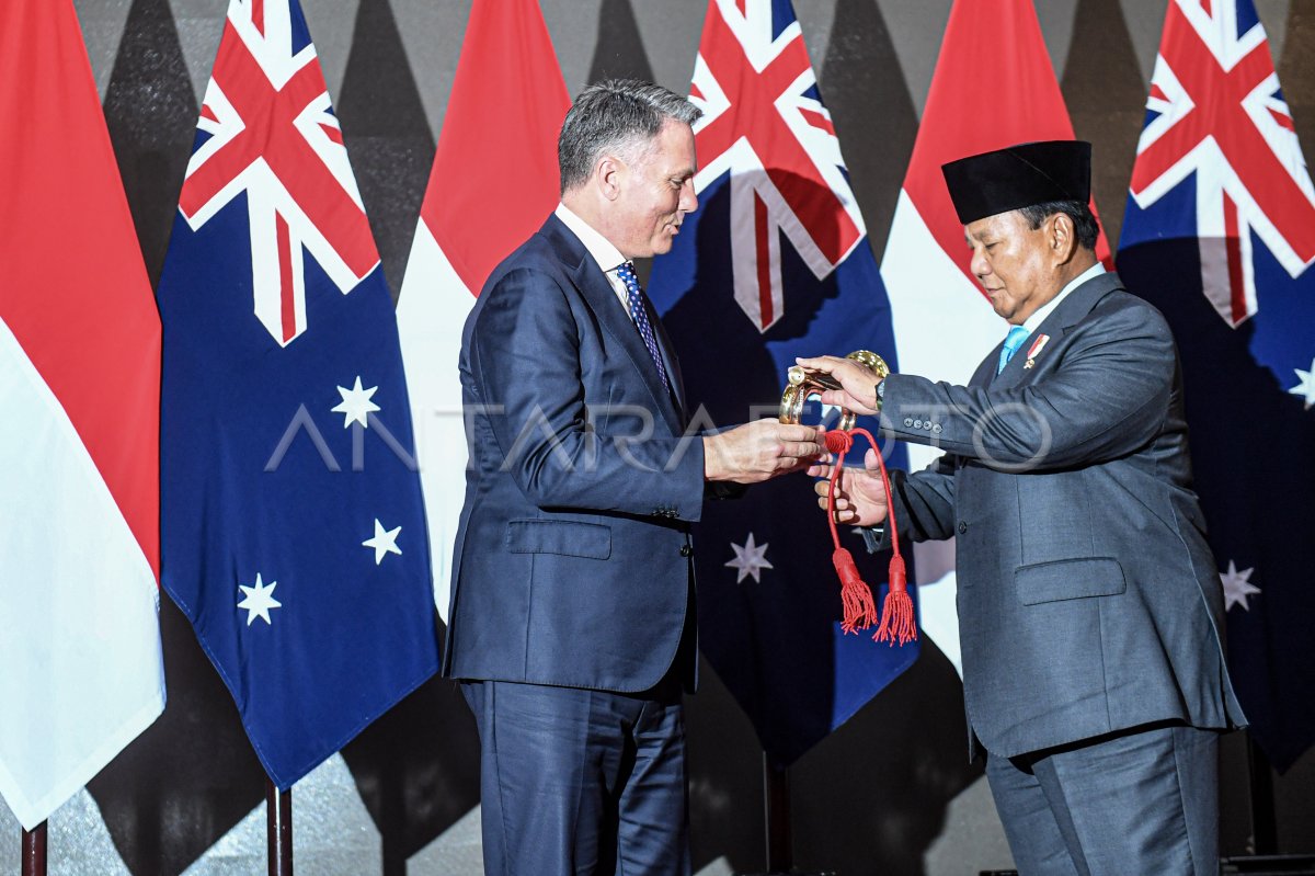 Menhan Prabowo terima kunjungan Wakil PM Australia | ANTARA Foto
