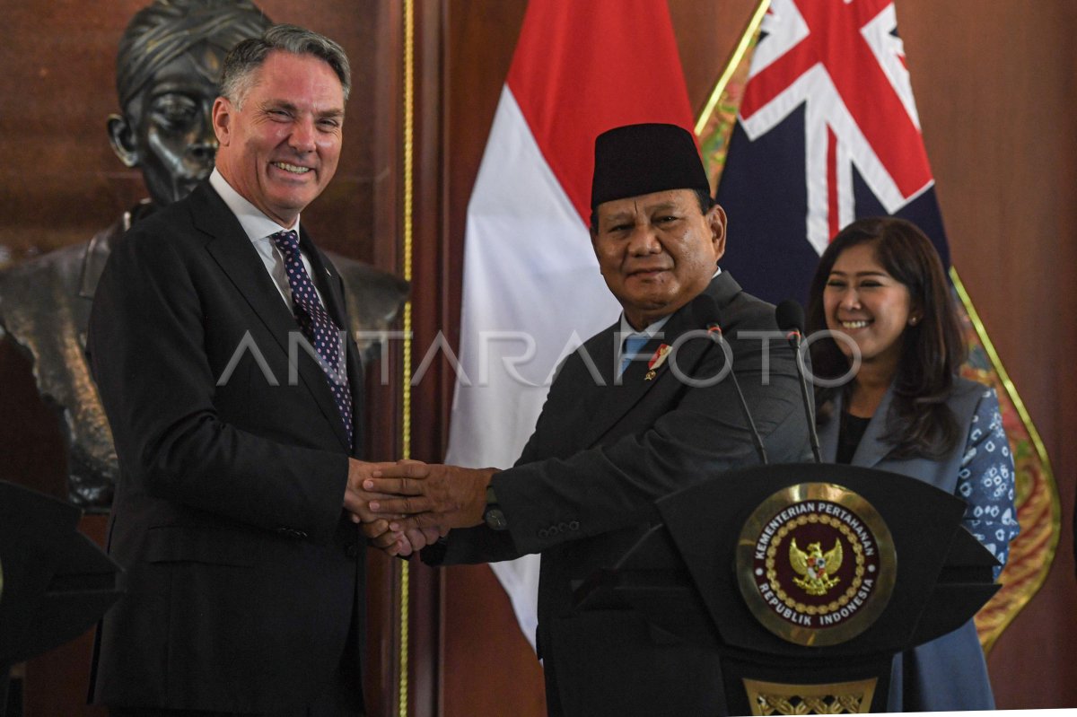 Menhan Prabowo terima kunjungan Wakil PM Australia | ANTARA Foto
