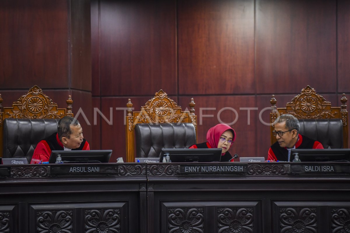 Sidang lanjutan sengketa hasil pilpres 2024 | ANTARA Foto