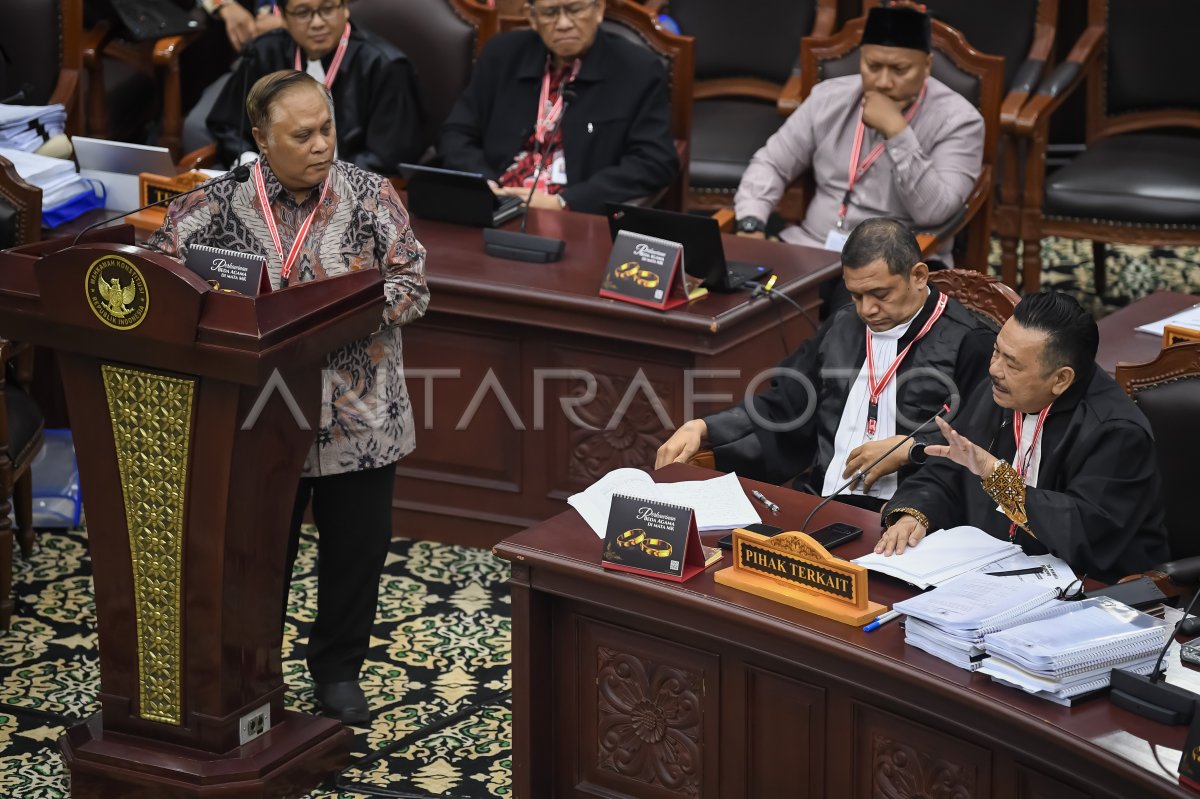 Sidang lanjutan sengketa Pilpres 2024 | ANTARA Foto