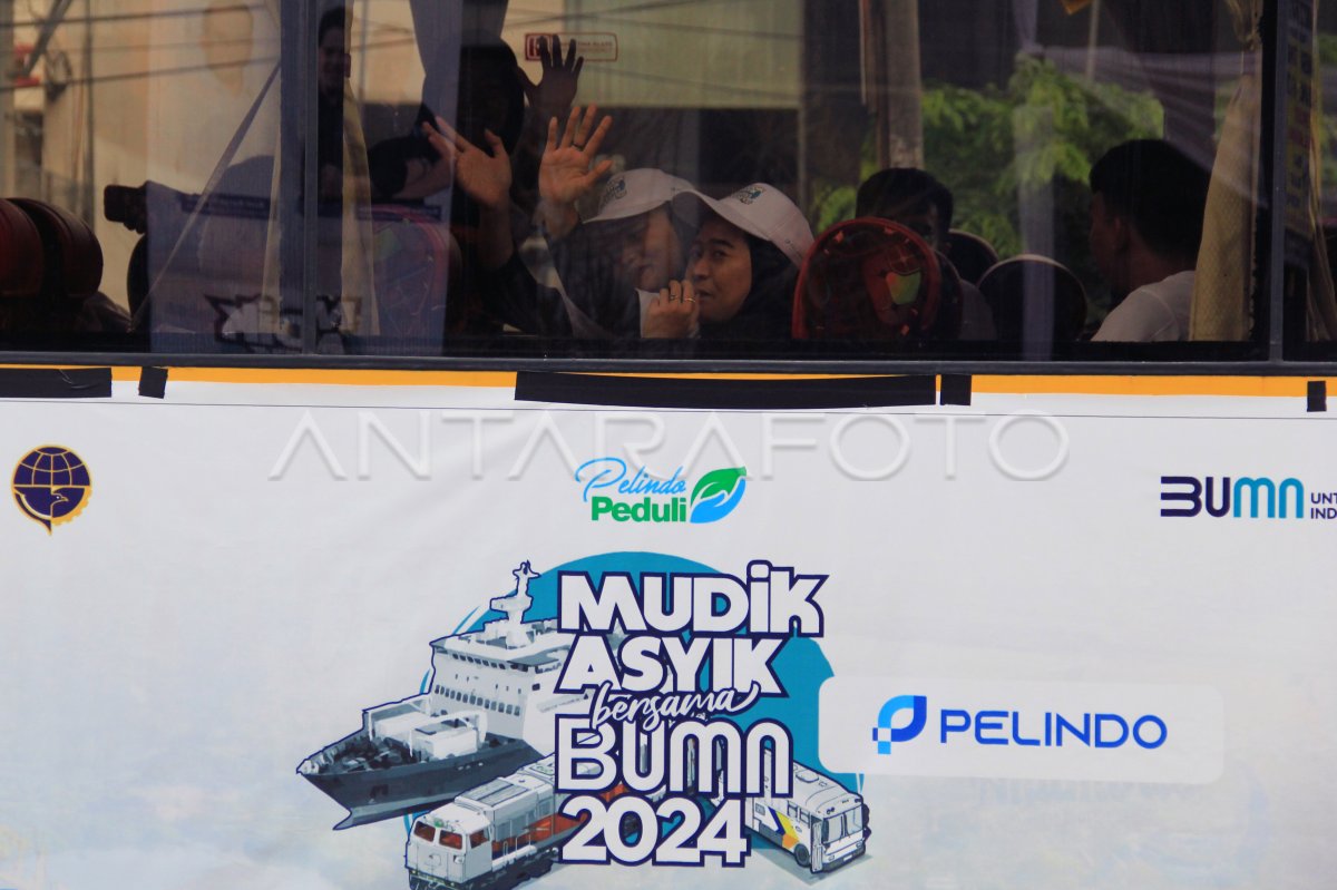 Mudik gratis bersama Pelindo Multi Terminal | ANTARA Foto