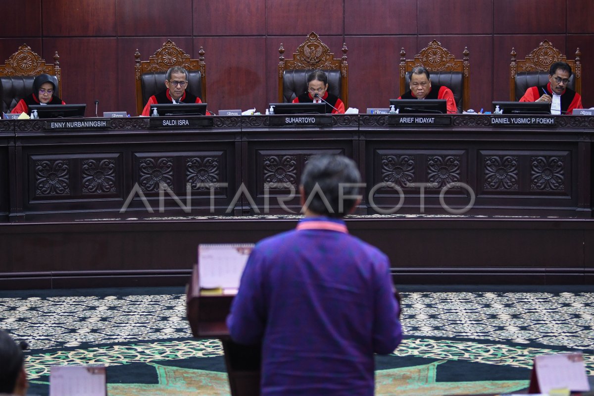 Ketua DKPP bersaksi di sidang sengketa Pilpres | ANTARA Foto