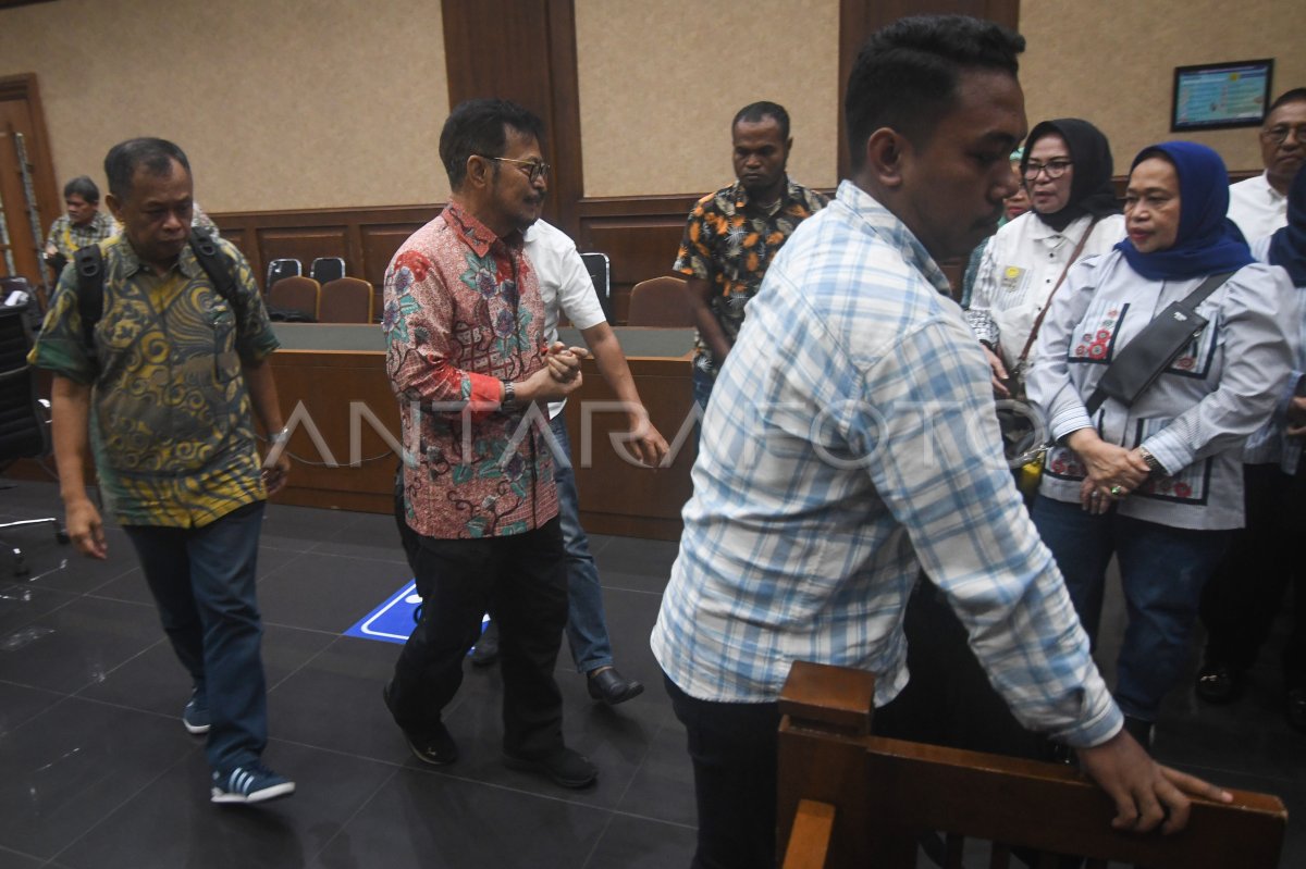 Syahrul Yasin hadirkan dua saksi meringankan | ANTARA Foto Syahrul Yasin hadirkan dua saksi meringankan | ANTARA Foto