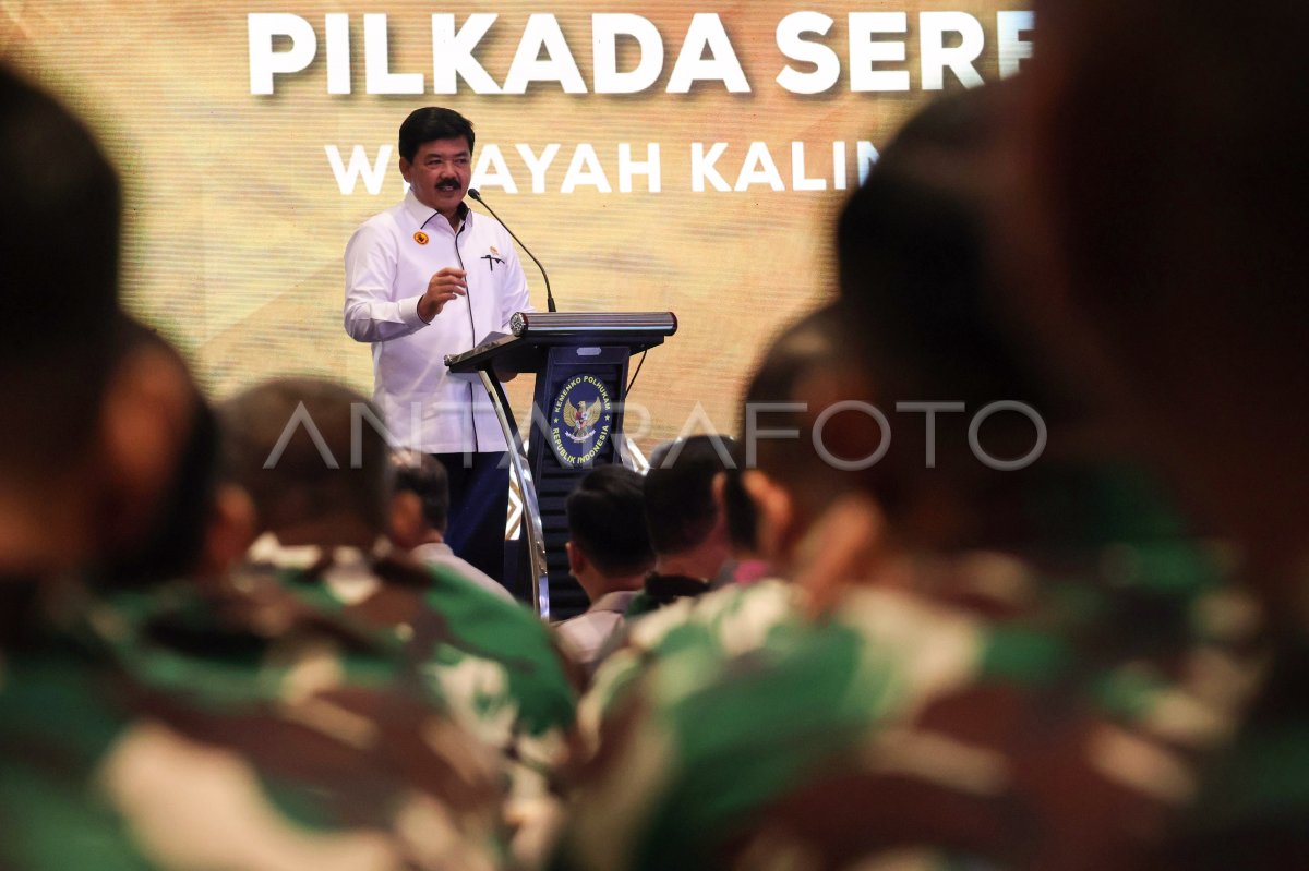 Rakor Kesiapan Penyelenggaraan Pilkada Serentak 2024 di Makassar | ANTARA Foto