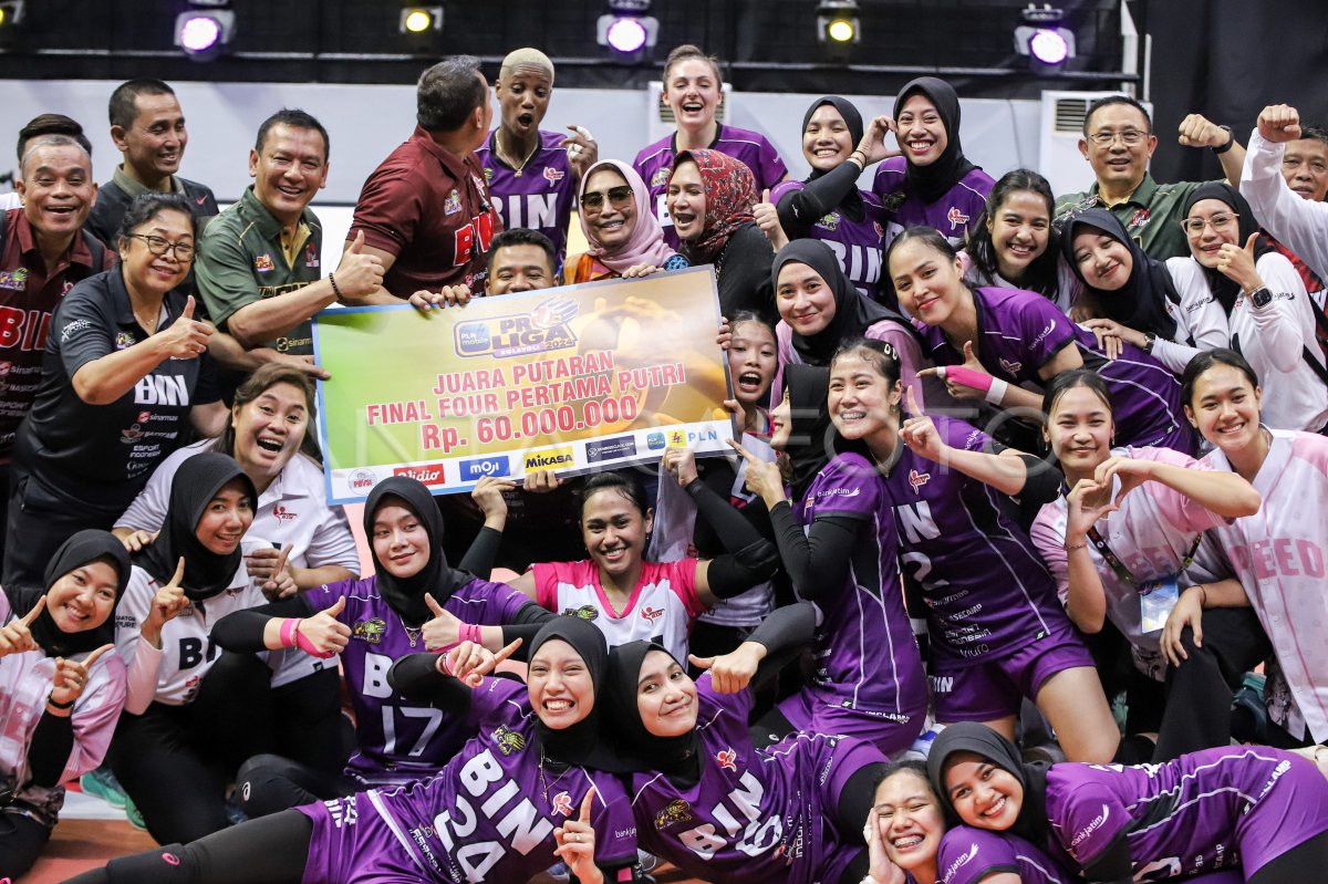 Jakarta BIN juara putaran pertama Final Four Putri | ANTARA Foto Jakarta BIN juara putaran pertama Final Four Putri | ANTARA Foto