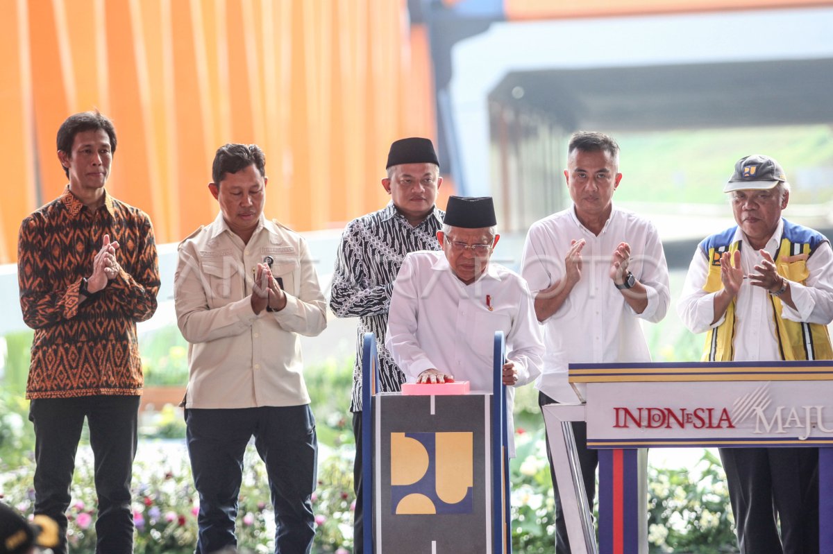 Wapres resmikan Tol Cimanggis Cibitung | ANTARA Foto Wapres resmikan Tol Cimanggis Cibitung | ANTARA Foto