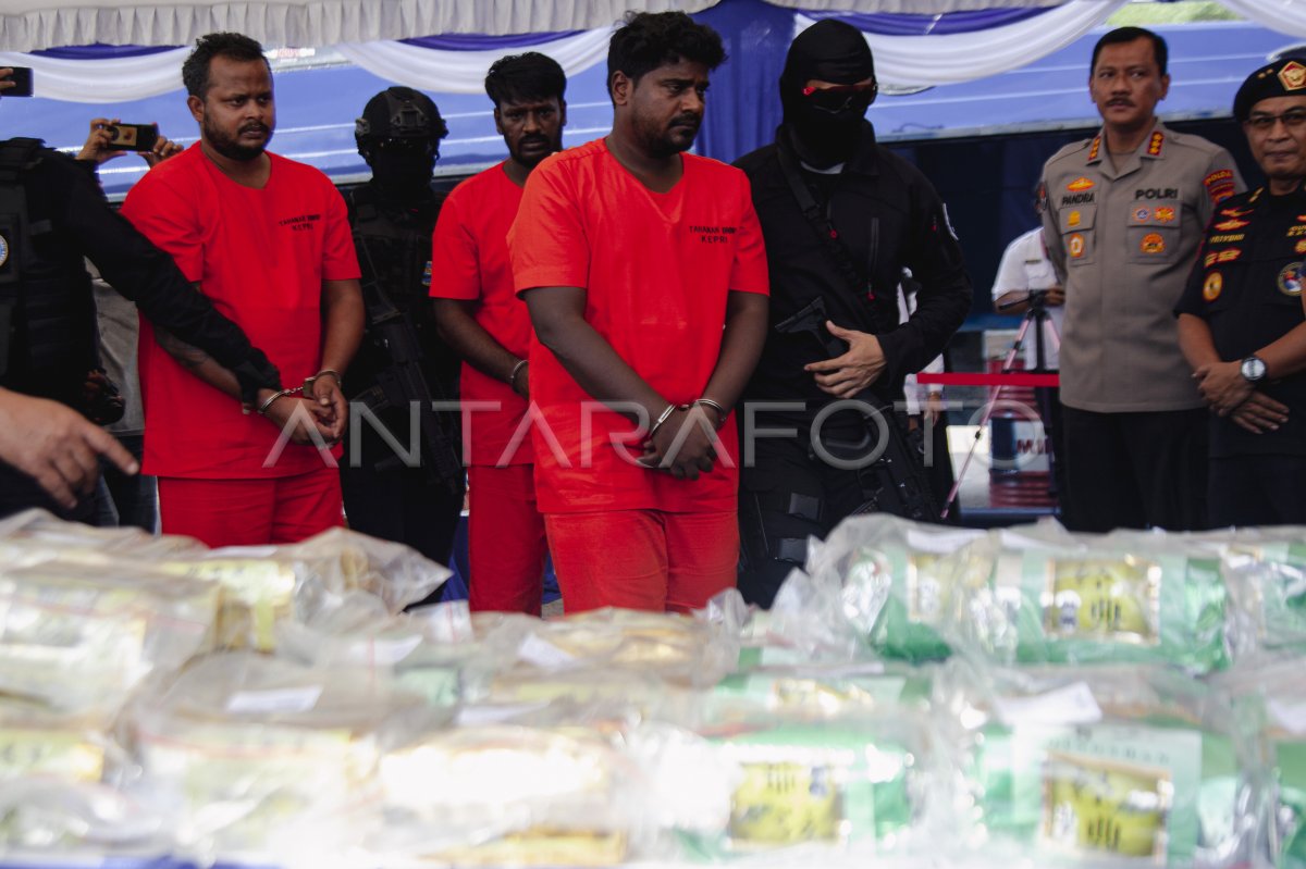 Penyelundupan 106 kg sabu-sabu jaringan Internasional | ANTARA Foto