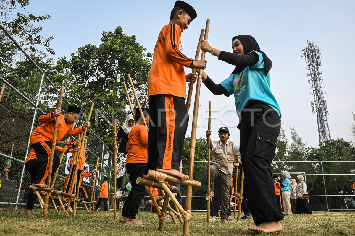 Edukasi permainan tradisional di Kampung Dolanan Khatulistiwa | ANTARA Foto