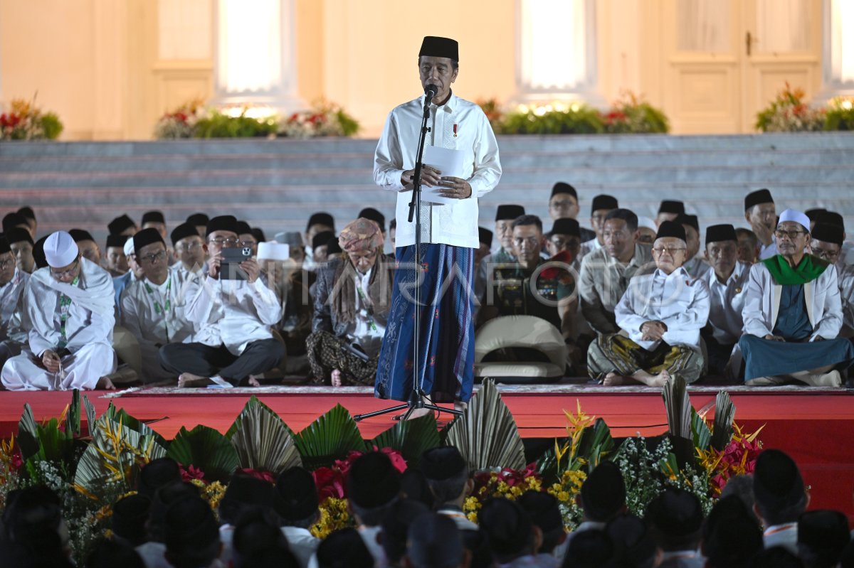 Zikir dan doa kebangsaan 79 tahun RI | ANTARA Foto Zikir dan doa kebangsaan 79 tahun RI | ANTARA Foto
