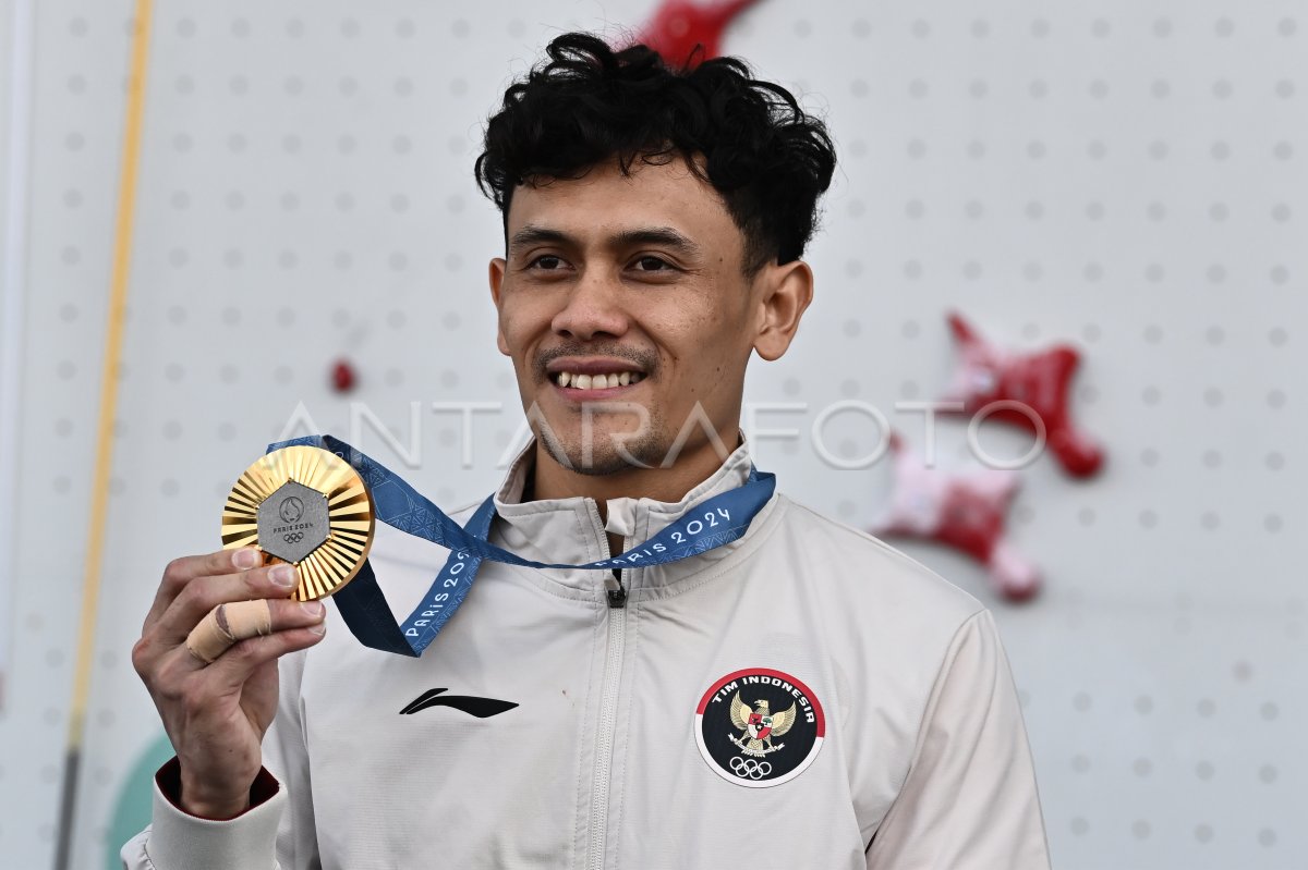 Olimpiade Paris 2024 : Veddriq Leonardo raih medali emas | ANTARA Foto Olimpiade Paris 2024 : Veddriq Leonardo raih medali emas | ANTARA Foto