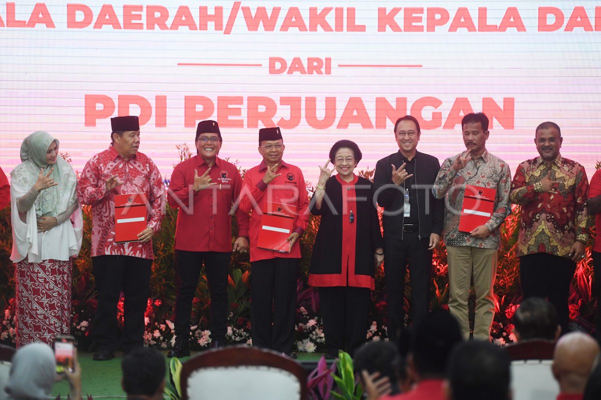 PDI Perjuangan usung 169 bakal calon kepala daerah | ANTARA Foto PDI Perjuangan usung 169 bakal calon kepala daerah | ANTARA Foto