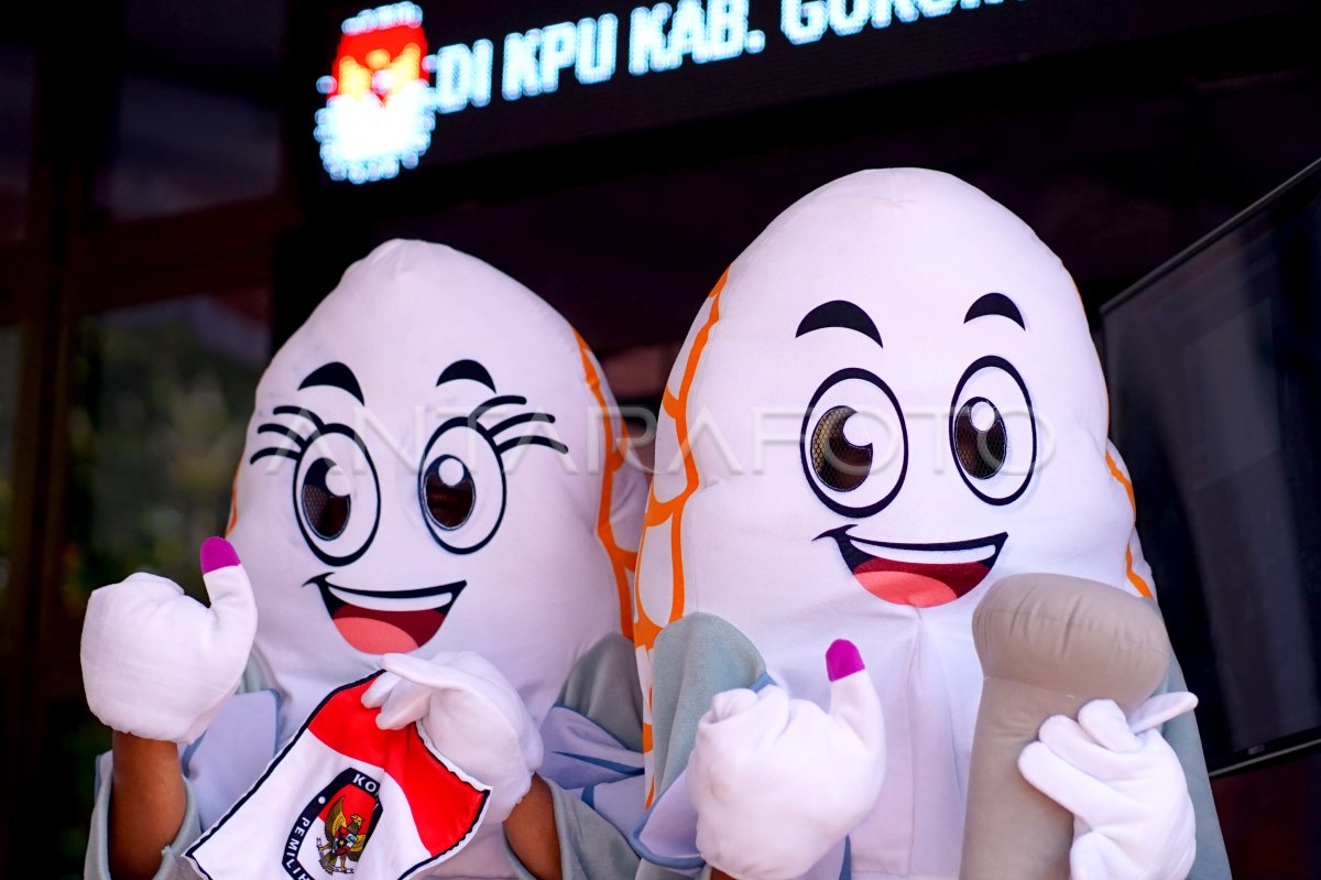 Maskot Pilkada Kabupaten Gorontalo | ANTARA Foto