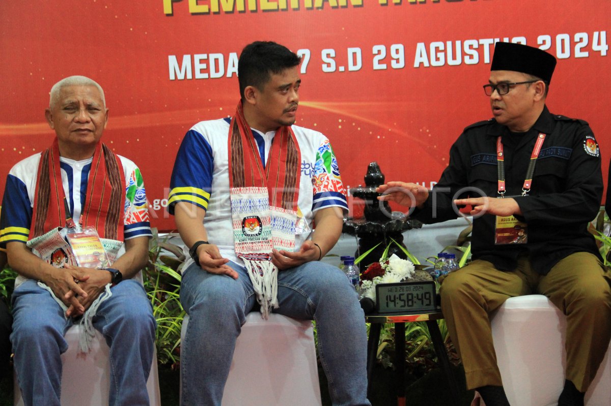 Bobby Nasution-Surya daftar Pilgub Sumatera Utara | ANTARA Foto