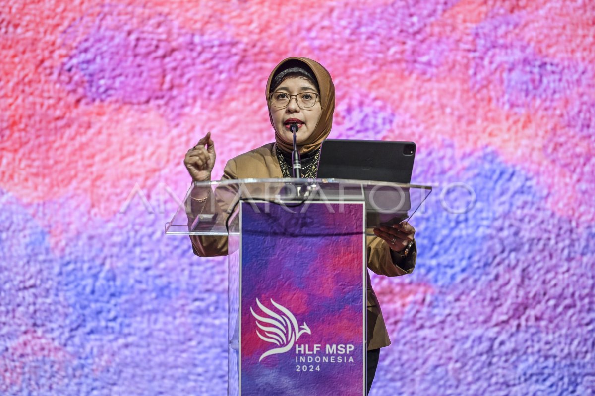 Diskusi panel tematik I ekonomi berkelanjutan HLF MSP 2024 | ANTARA Foto