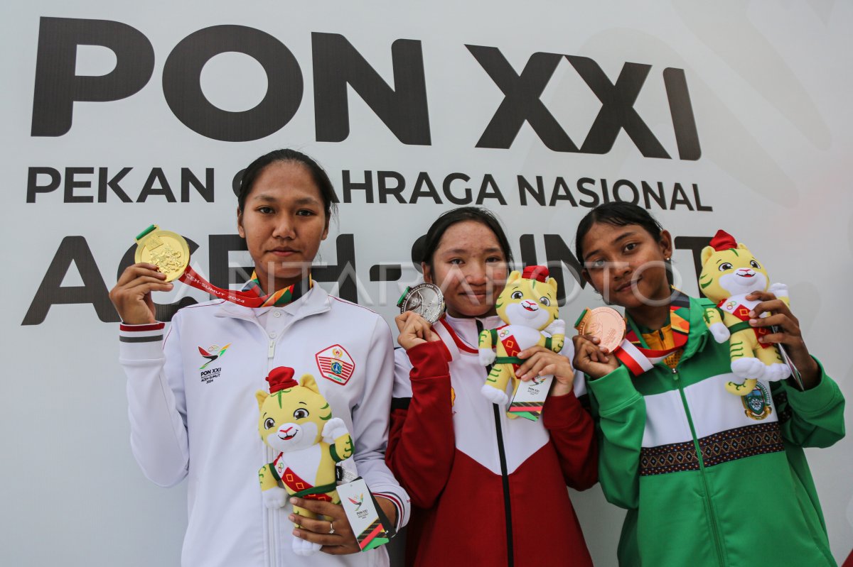 PON XXI Aceh-Sumut: Individual road race jarak jauh putri | ANTARA Foto