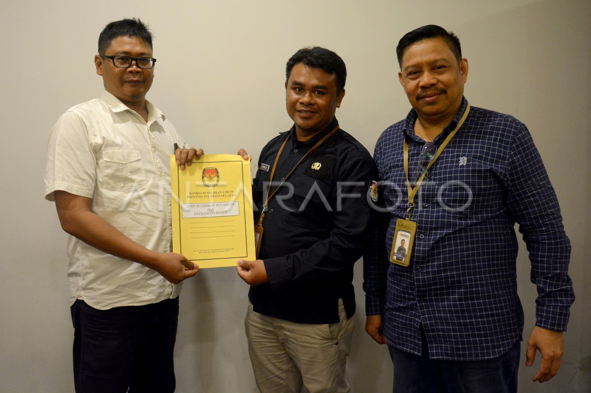 KPU tetapkan dua paslon Pilkada Sulsel 2024 | ANTARA Foto
