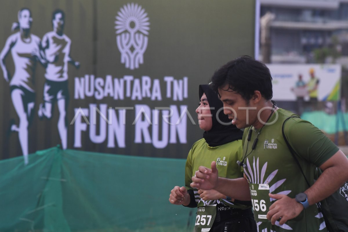 Nusantara TNI Fun Run 2024 | ANTARA Foto