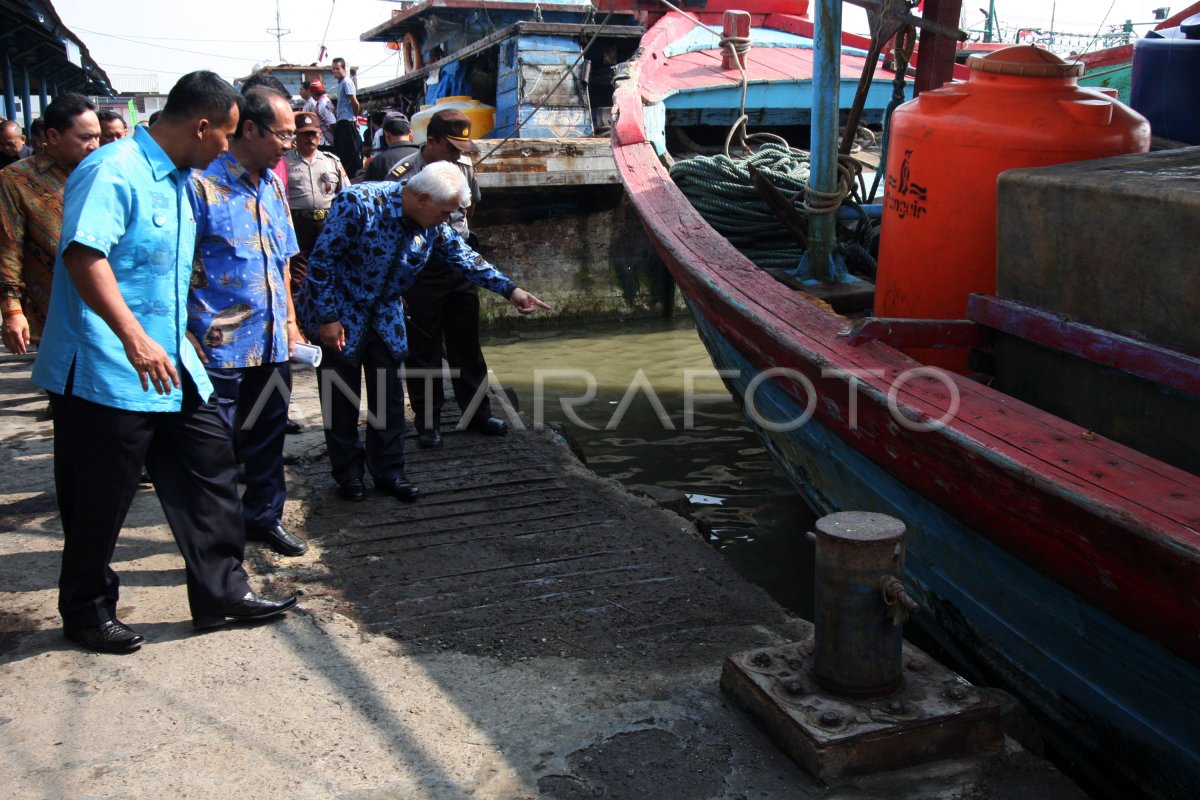 TINJAU PELABUHAN PERIKANAN | ANTARA Foto
