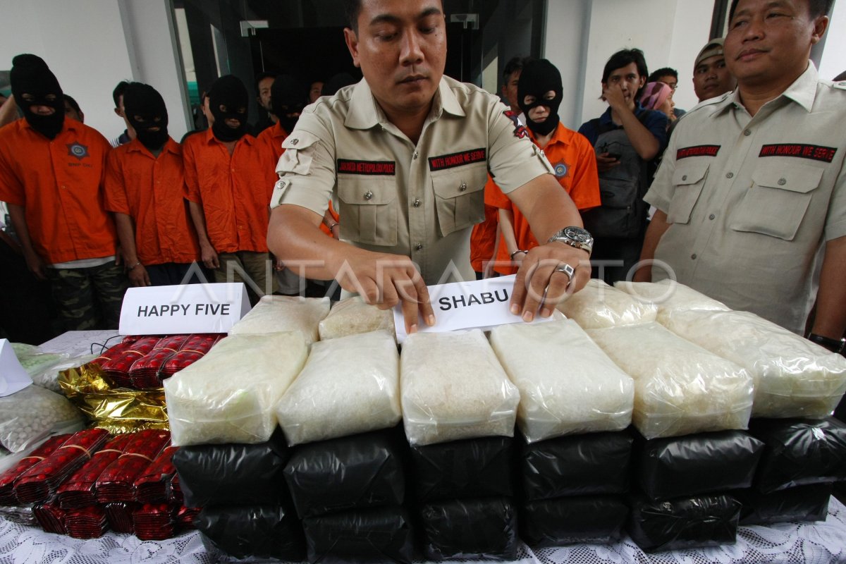 GELAR BARANG BUKTI NARKOTIKA | ANTARA Foto