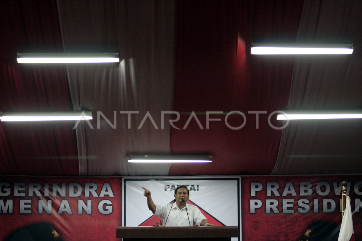 SYUKURAN PARTAI GERINDRA | ANTARA Foto SYUKURAN PARTAI GERINDRA | ANTARA Foto